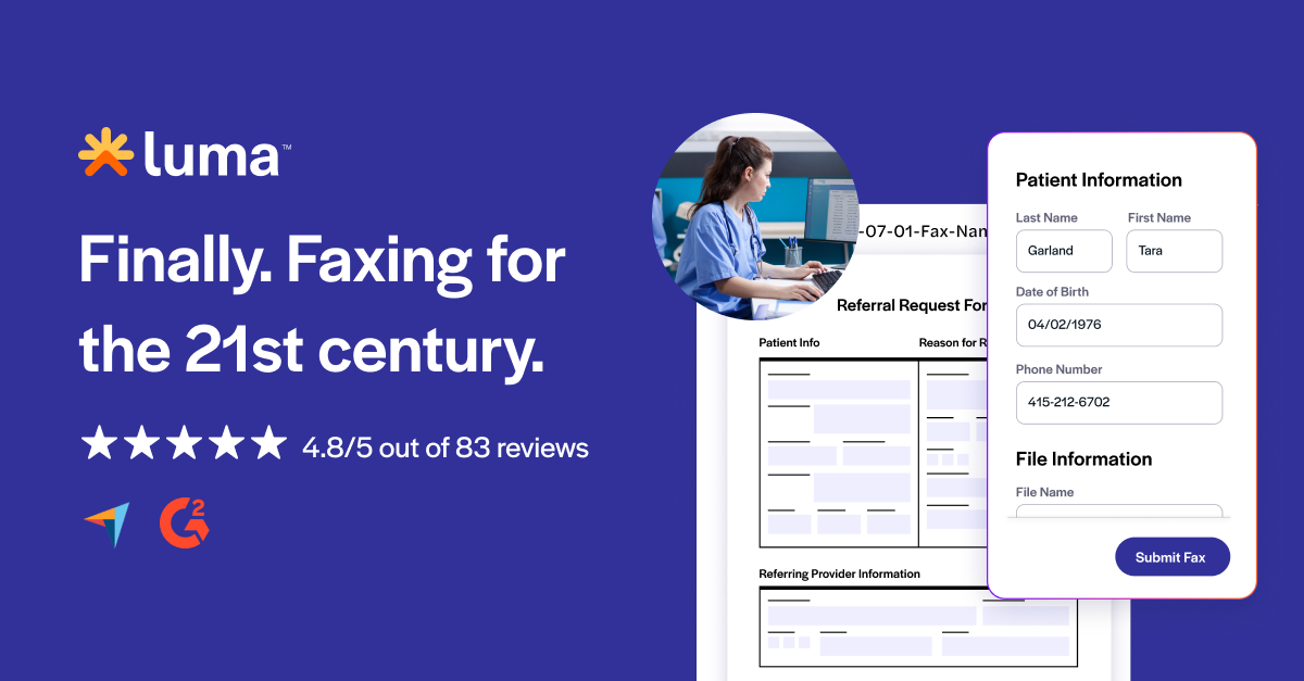 Fax Transform - AI-Enabled Healthcare Fax Automation - Luma