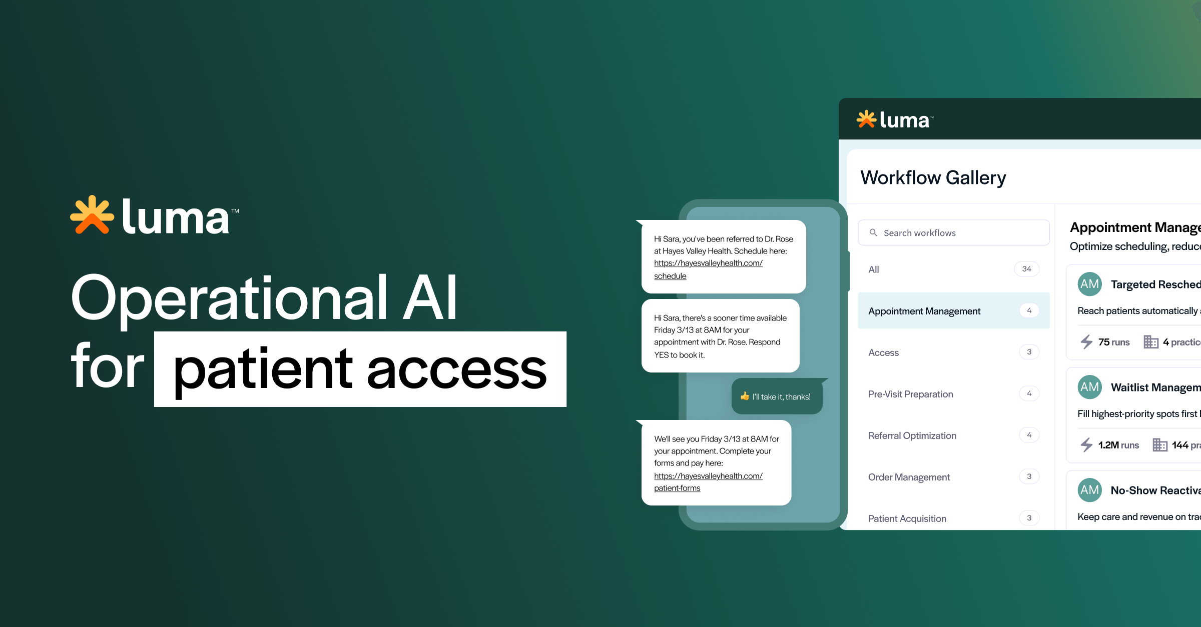 Luma | Operational AI for Healthcare